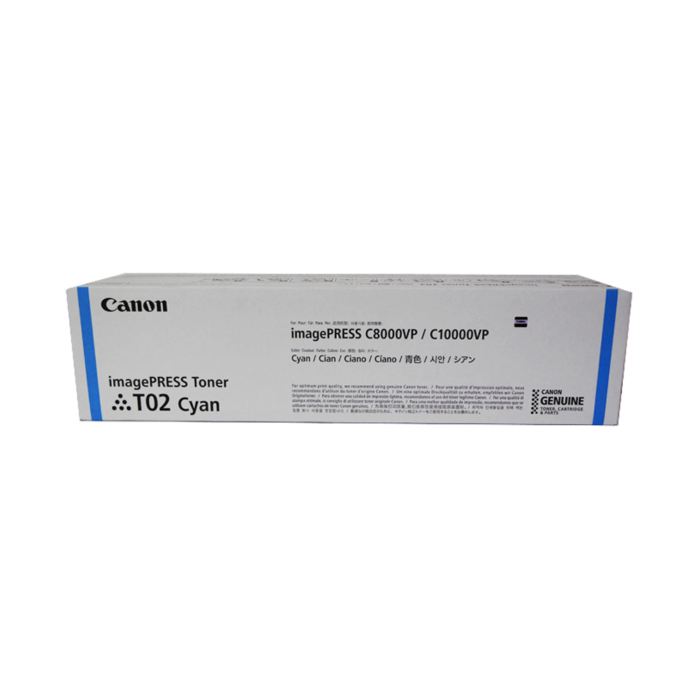 TONER CANON T02 CYAN | Reprodata S.A.C.