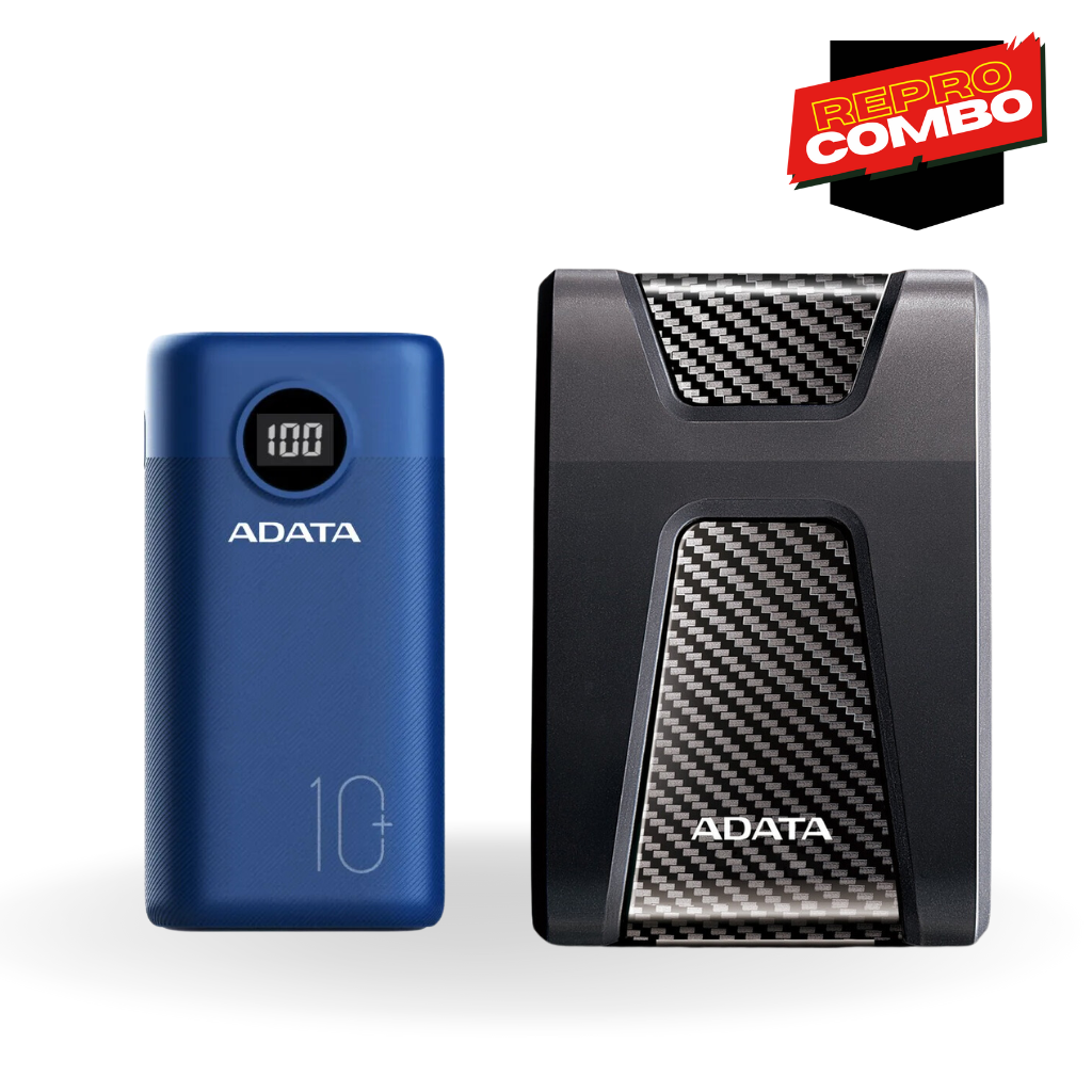 DISCO DURO 2TB NEGRO/ POWER BANK P100000 AZUL | Reprodata S.A.C.